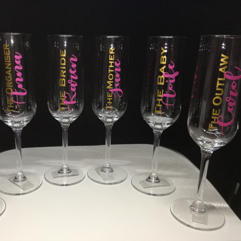 Custom Name Decal Stickers for Glasses - Hana Lee Studios